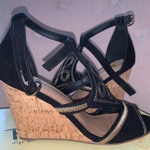 Restricted | Shoes | Restricted Sweet Pie Embroidered Wedge Cork Sandal ...